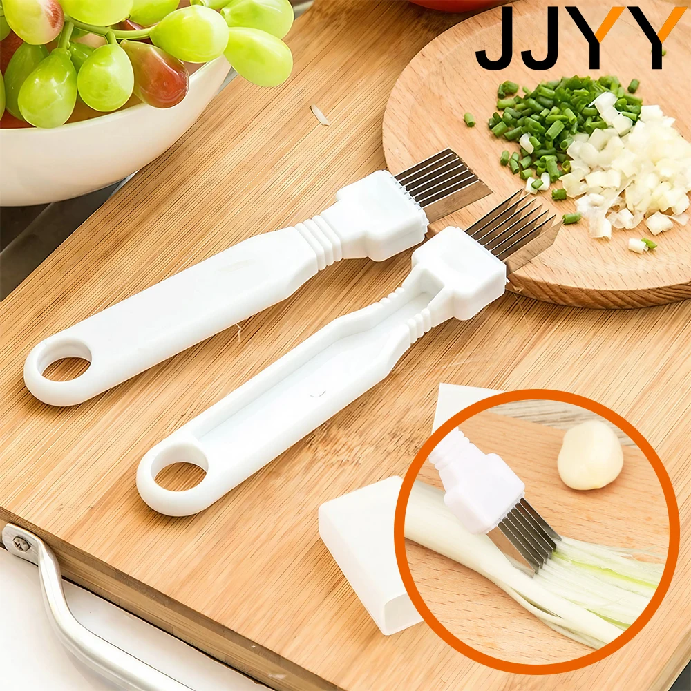 JJYY-Stainless-Steel-Onion-Cutter-Shredder-Scallion-Cutter-Scraper ...