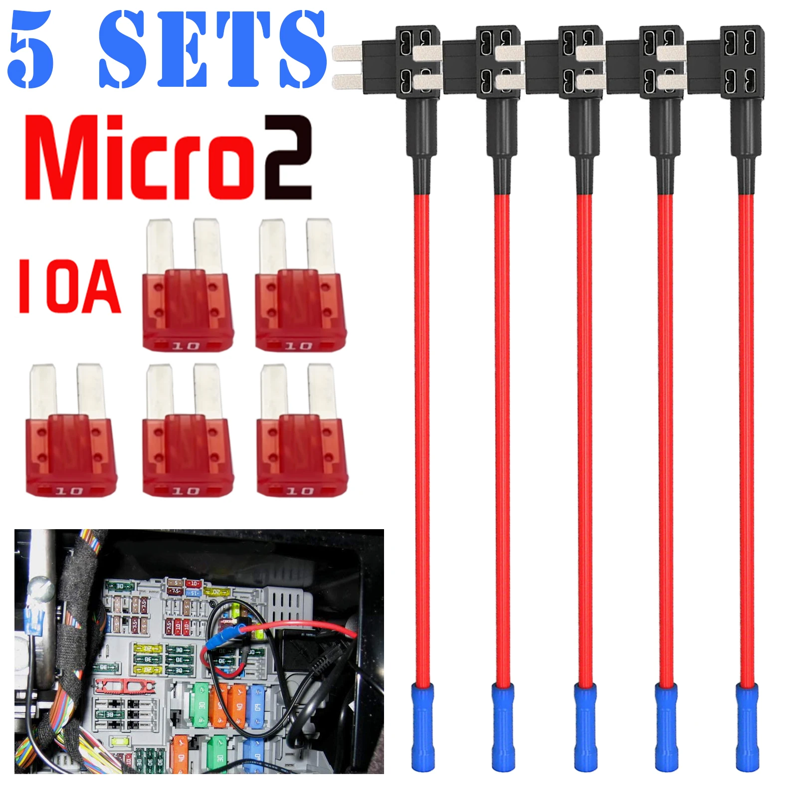 5pcs-Add-A-Circuit-Car-Auto-Adapter-Micro-2-Blade-Fuse-Holder-APT-ATR ...