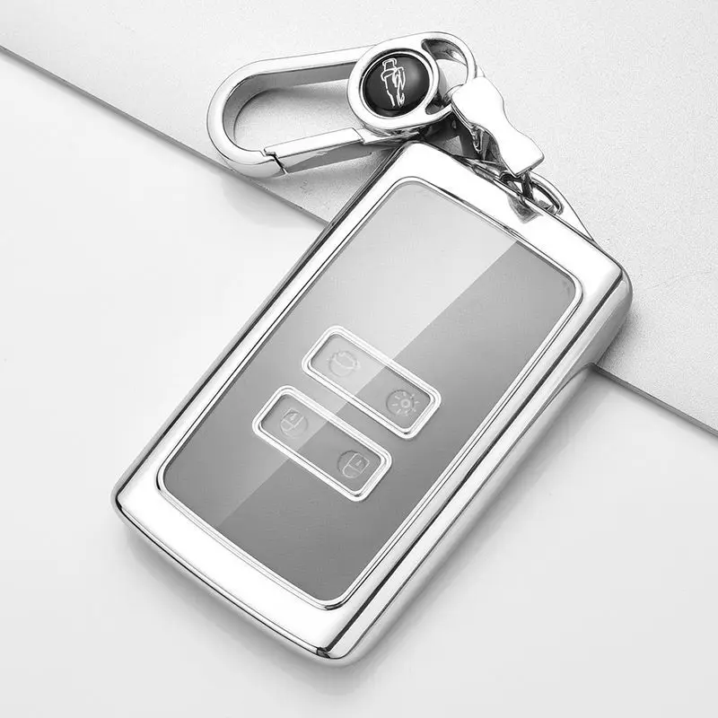 Car Key Case Cover Key Holder For Renault Koleos Kadjar Captur Megane ...