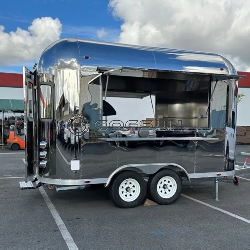 United-State-Food-Truck-with-Full-Kitchen-Concession-Bbq-Food-Trailer ...