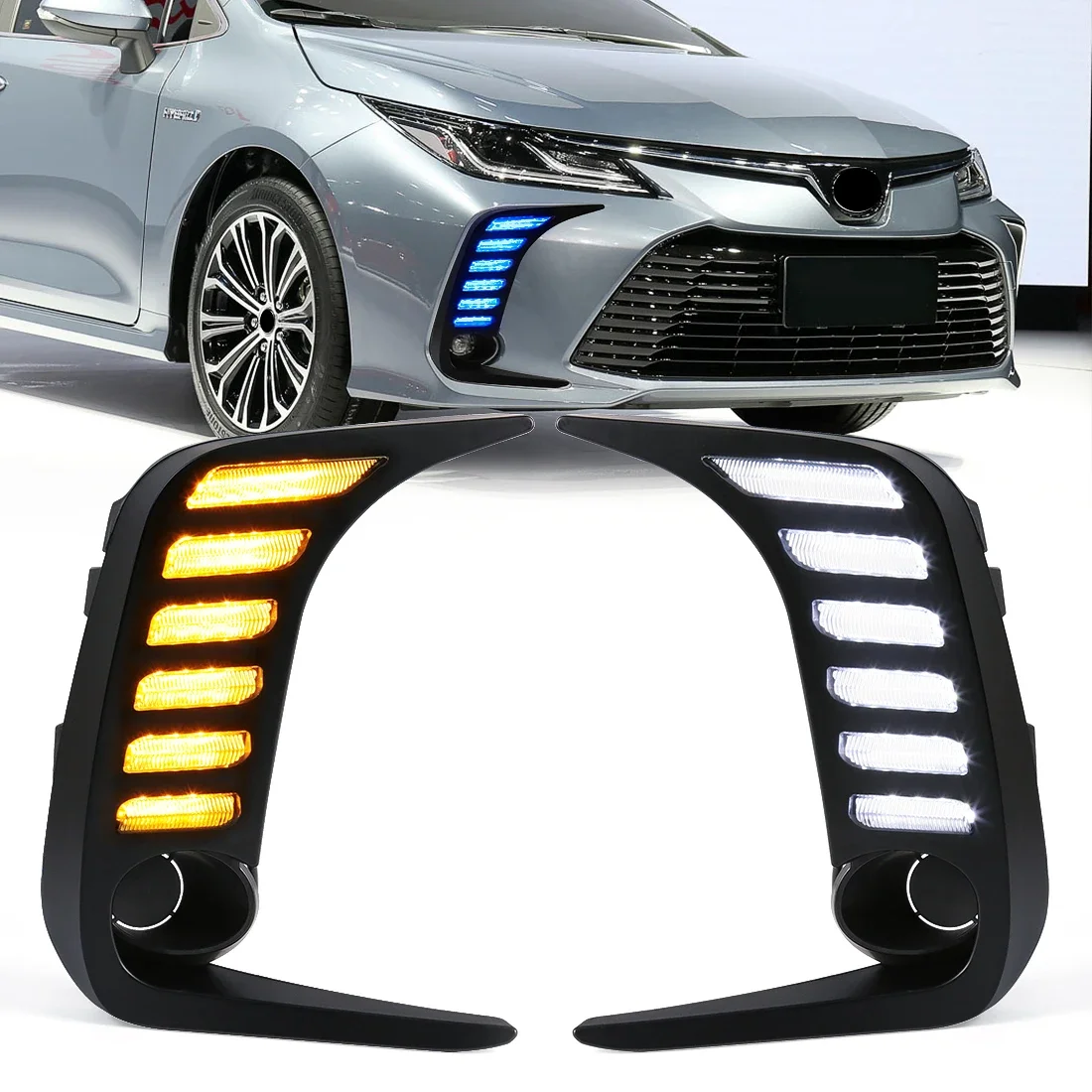 Car-LED-Daytime-Running-Light-For-Toyota-Corolla-2019-2020-2021-2022 ...
