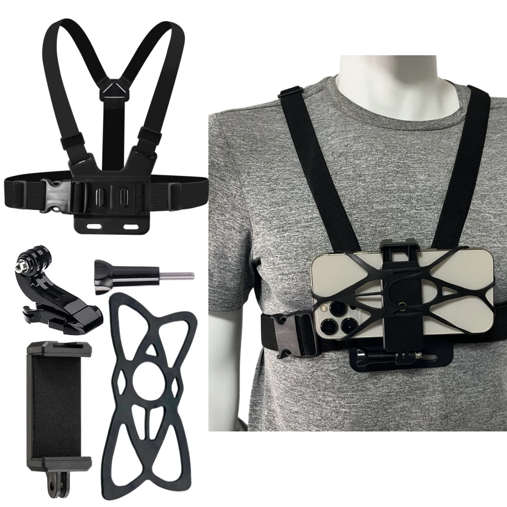 Support-de-t-l-phone-avec-sangle-de-poitrine-ceinture-de-montage-pour ...