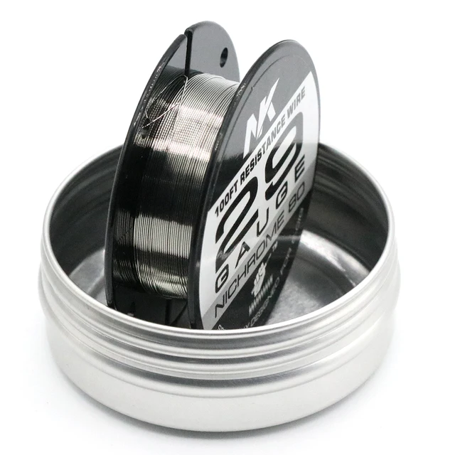 NK Ni80 Wire Roll 100 500 1000 Feet AWG Gauge 24 25 26 27 28 29 30 31 ...