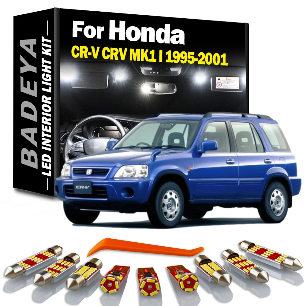 BADEYA-8Pcs-Canbus-LED-Interior-Map-Dome-Light-Kit-For-Honda-CR-V-CRV ...