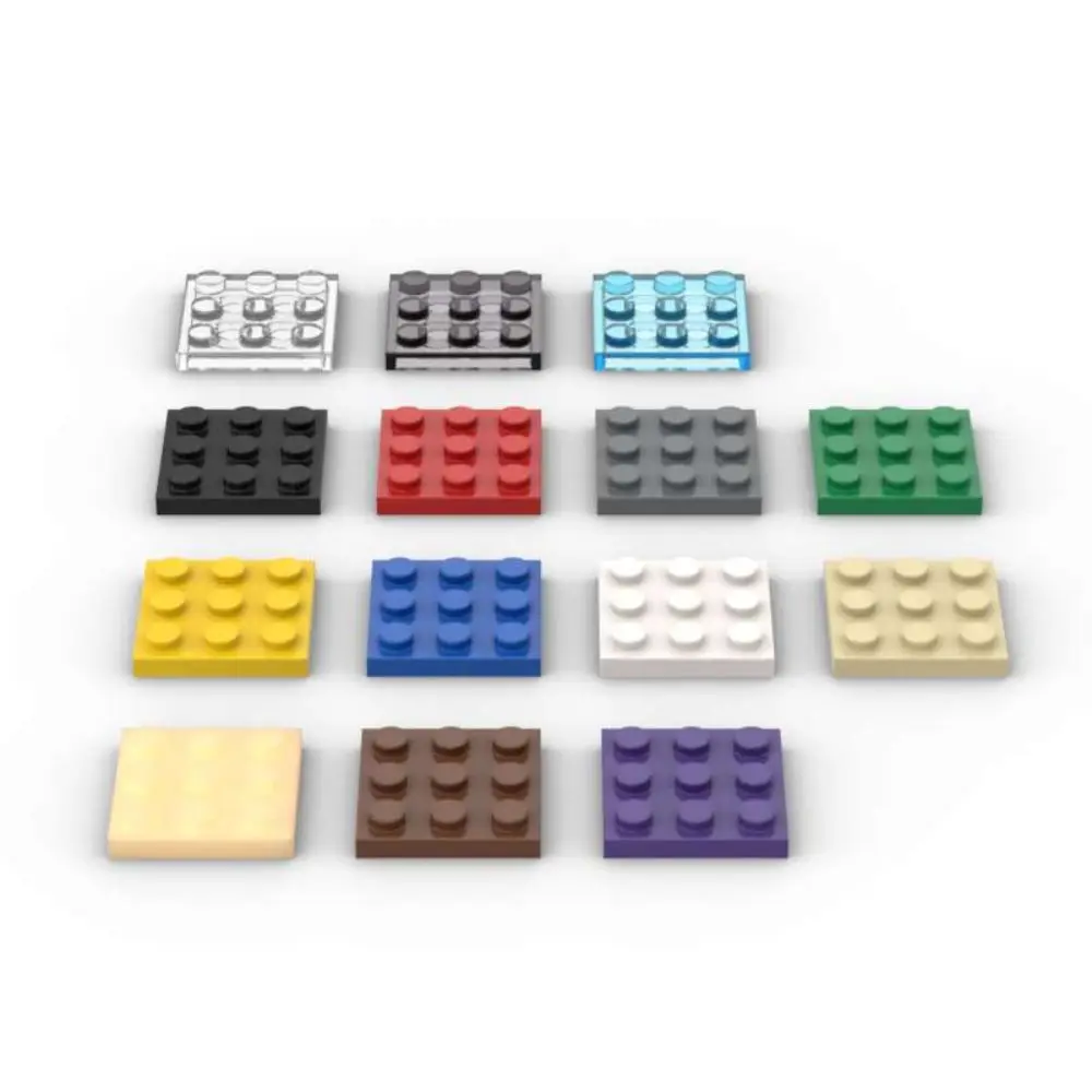 MOC 10PCS 11212 3x3 Tire Plate Building Blocks Kit High-Tech Board ...