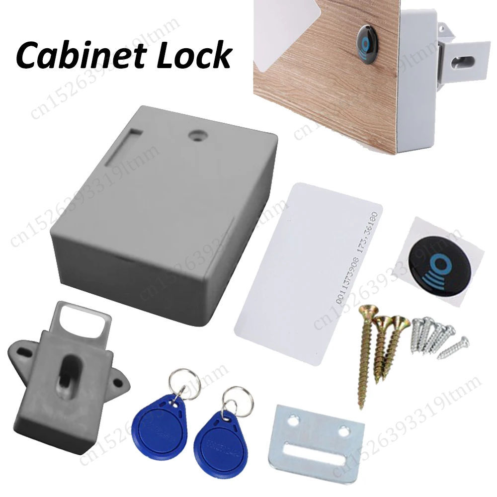 Electronic Cabinet Lock Smart NFC RFID Locks DIY Invisible Digital Lock ...