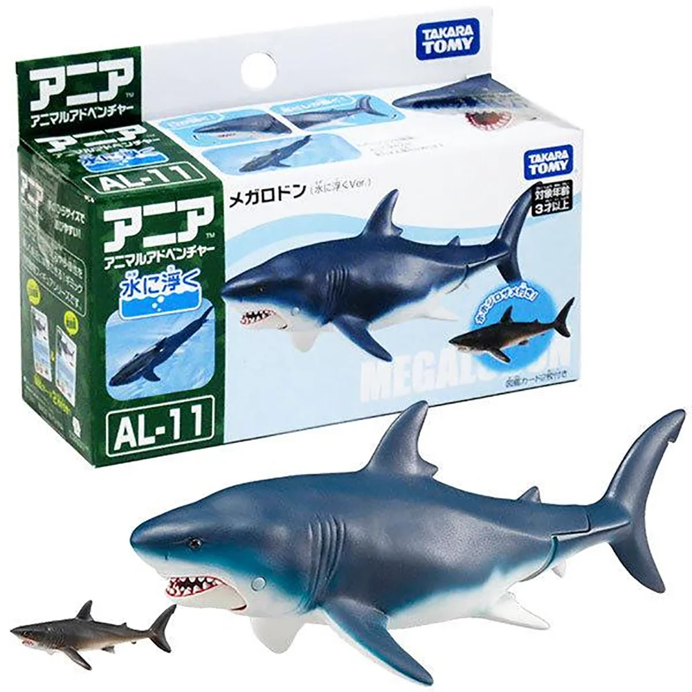 Takara-Tomy-tomica-Ania-AL-11-great-white-shark-2pcs-Ania-animal ...