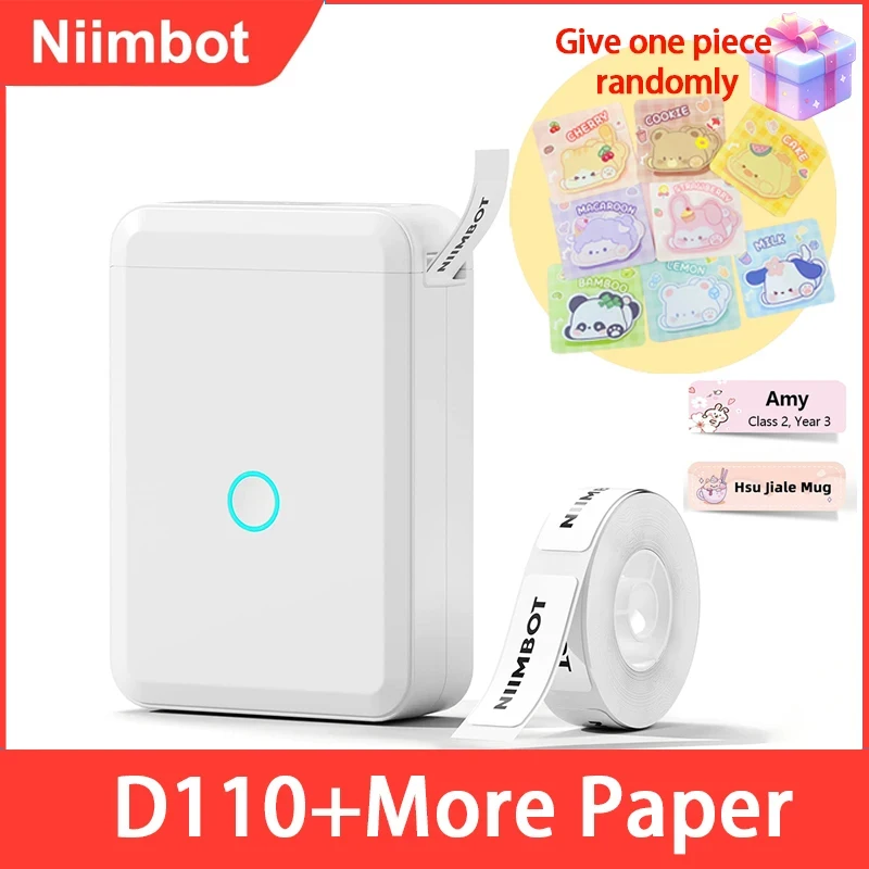 NIIMBOT-D110-Mini-Portable-Thermal-Printer-Wireless-Bluetooth-Printer ...