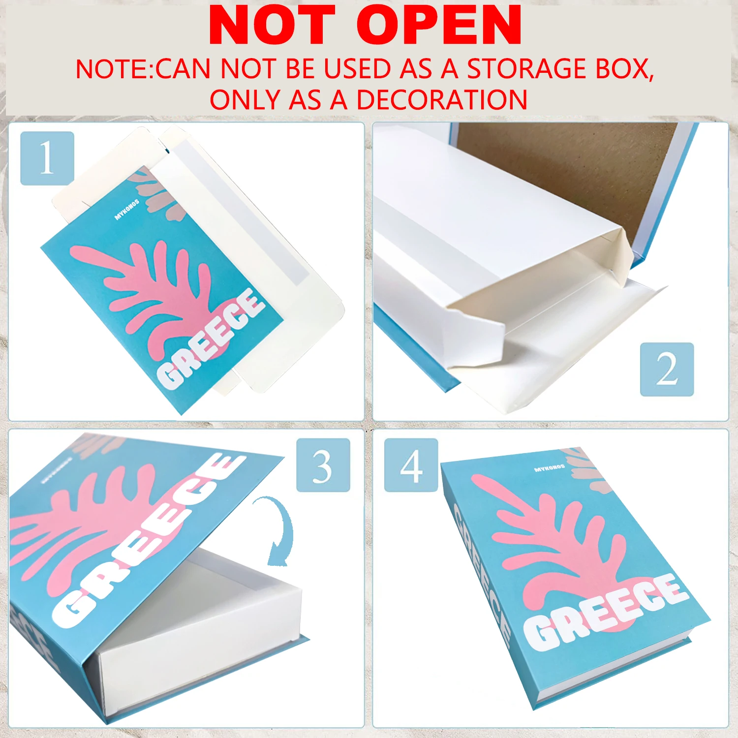 Openable Simulation Book Storage Box – DECOR DONE RIGHT