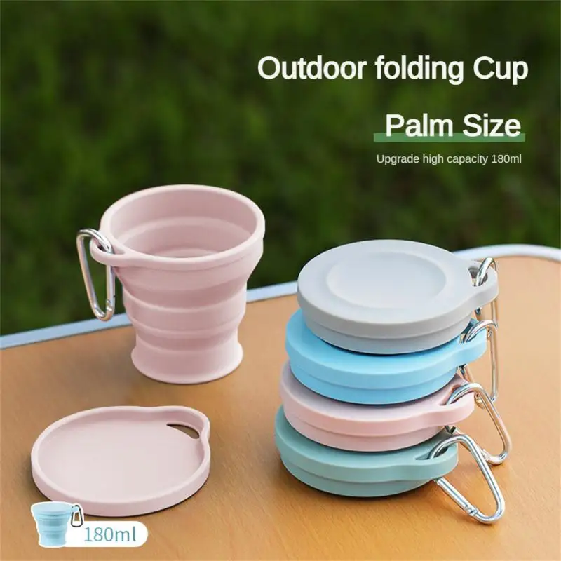 150ML-Folding-Cup-Silicone-Mini-Retractable-Cup-Portable-Teacup-with ...