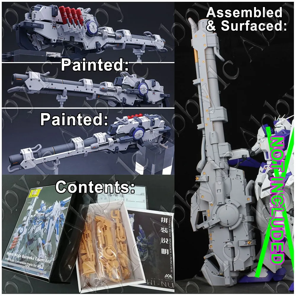 UC Centry RECAST 1/100 Hyper Mega Bazooka Launcher ver AOK Full Resin ...