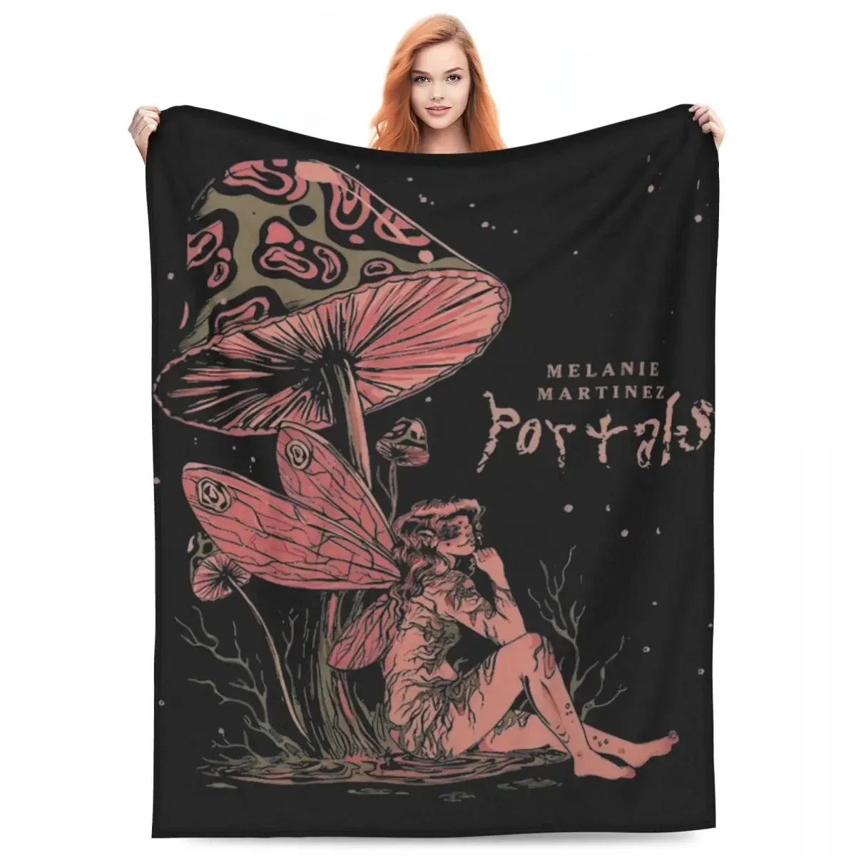 Portals-Mushroom-Melanies-Martinez-Merch-Blanket-Soft-Flannel-Throw ...