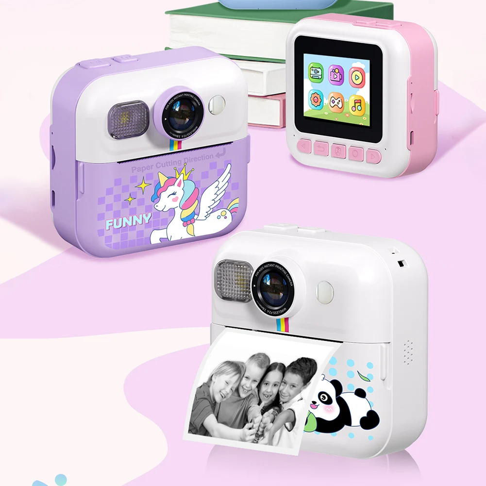 Children-Digital-Camera-Instant-Print-for-Kids-Thermal-Print-Camera ...