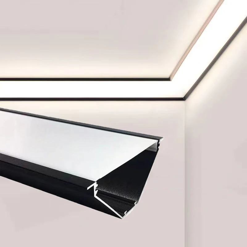 Led-profilo-in-alluminio-luce-lavaggio-parete-illuminazione-gesso ...