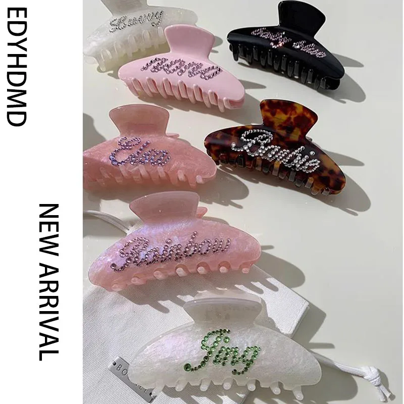 Custom-Pure-Handmade-Double-sided-DIY-Alphanumeric-Name-Grabber-Hairpin ...