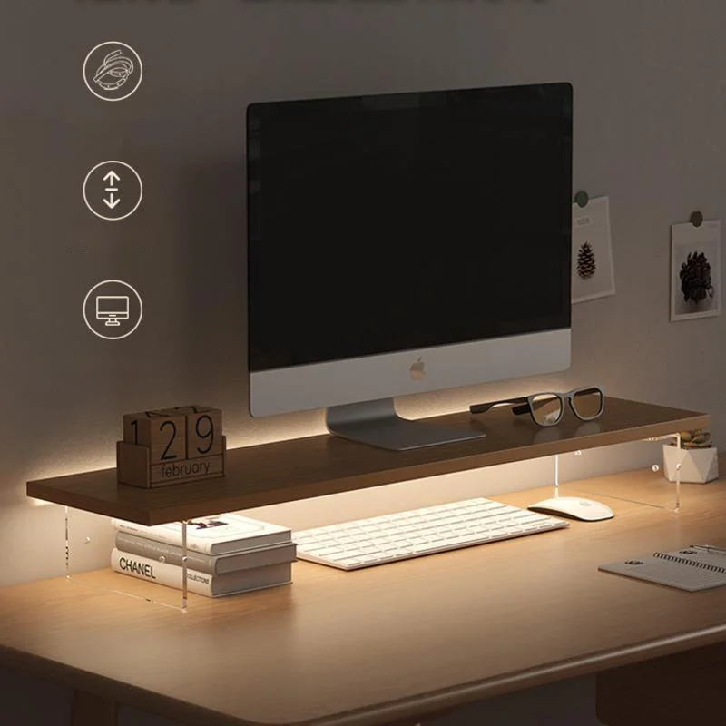 Computer Monitor Low Tables Office Desktop Screen Heighten Shelf ...