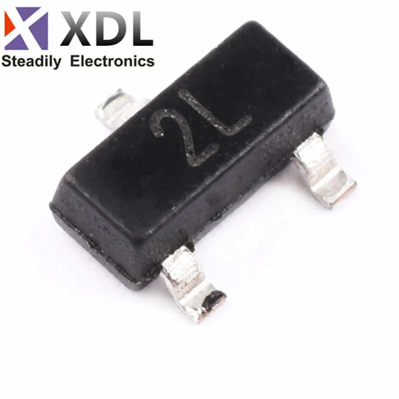 Transistor MMBT5401 2L MMBT5401 2L piezas SOT23 SMD, 100 SOT23 3, nuevo ...