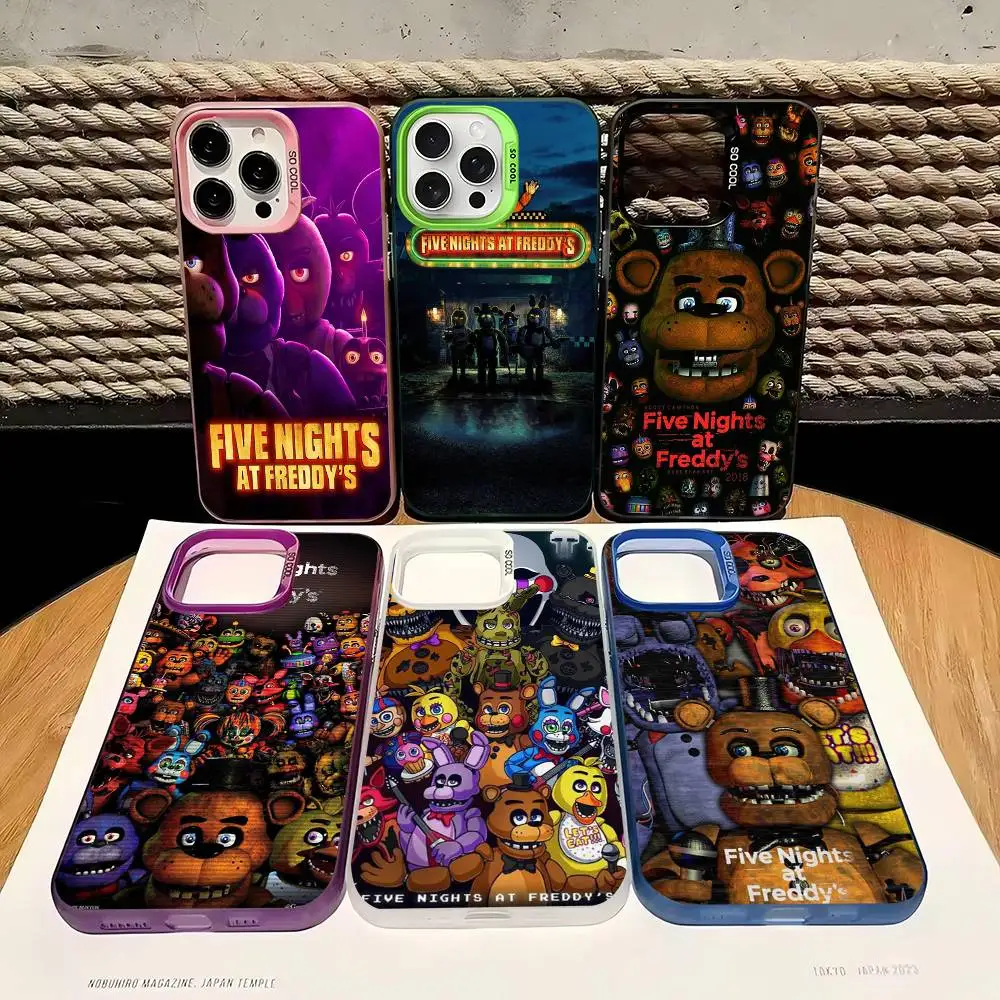 Amine Fnaf Fives-nights-At-Freddys Phone Case For iPhone 16 15 14 13 12 ...