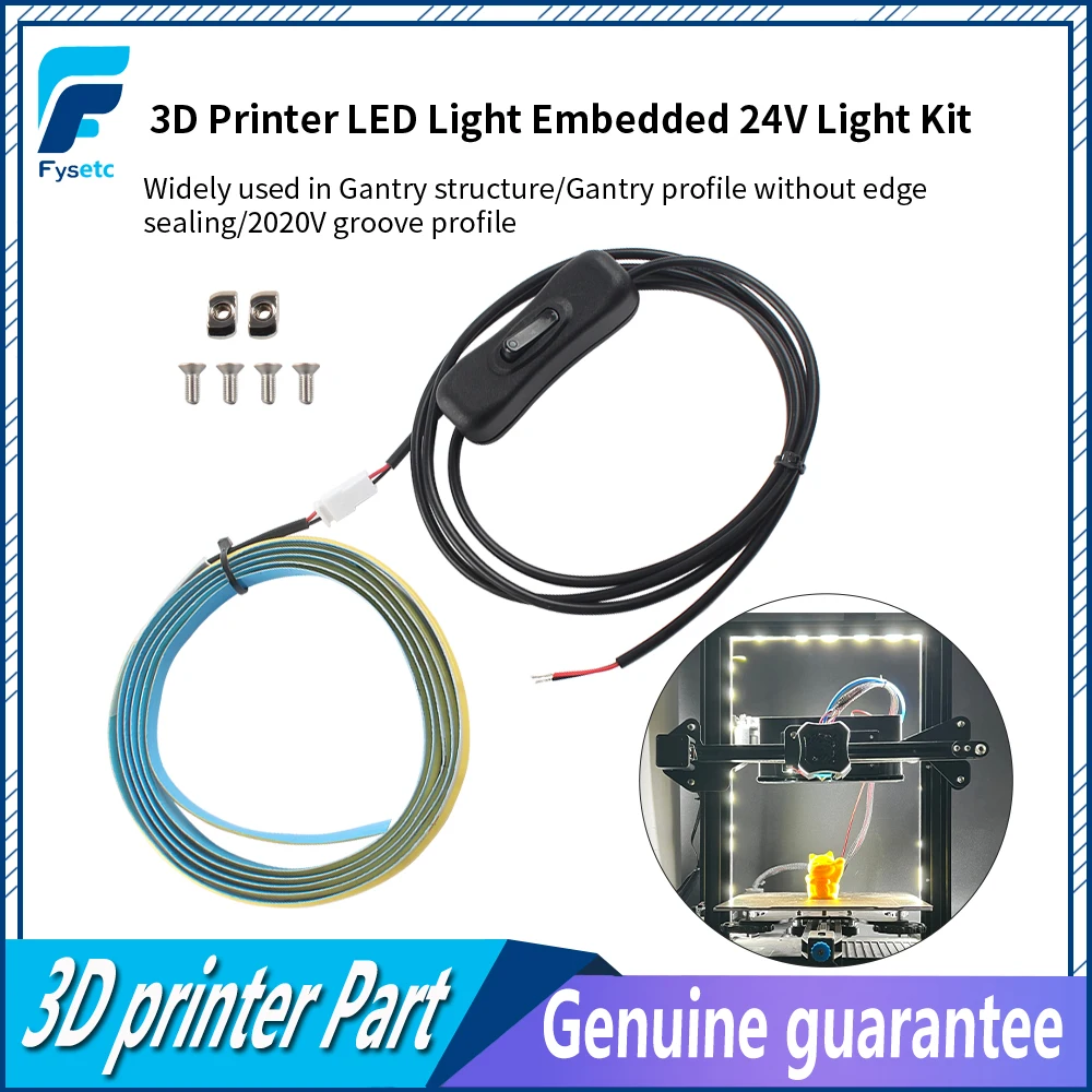 3D-Printer-LED-Light-Embedded-24V-Light-Kit-FDM-for-Ender3-ENDER-3-V2 ...
