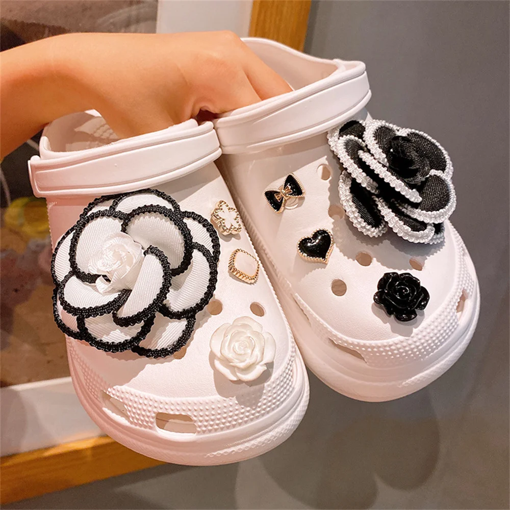 Women-S-Fashion-Sandals-Croc-Char-Set-Shoe-Decorations-Camellia-Flower ...