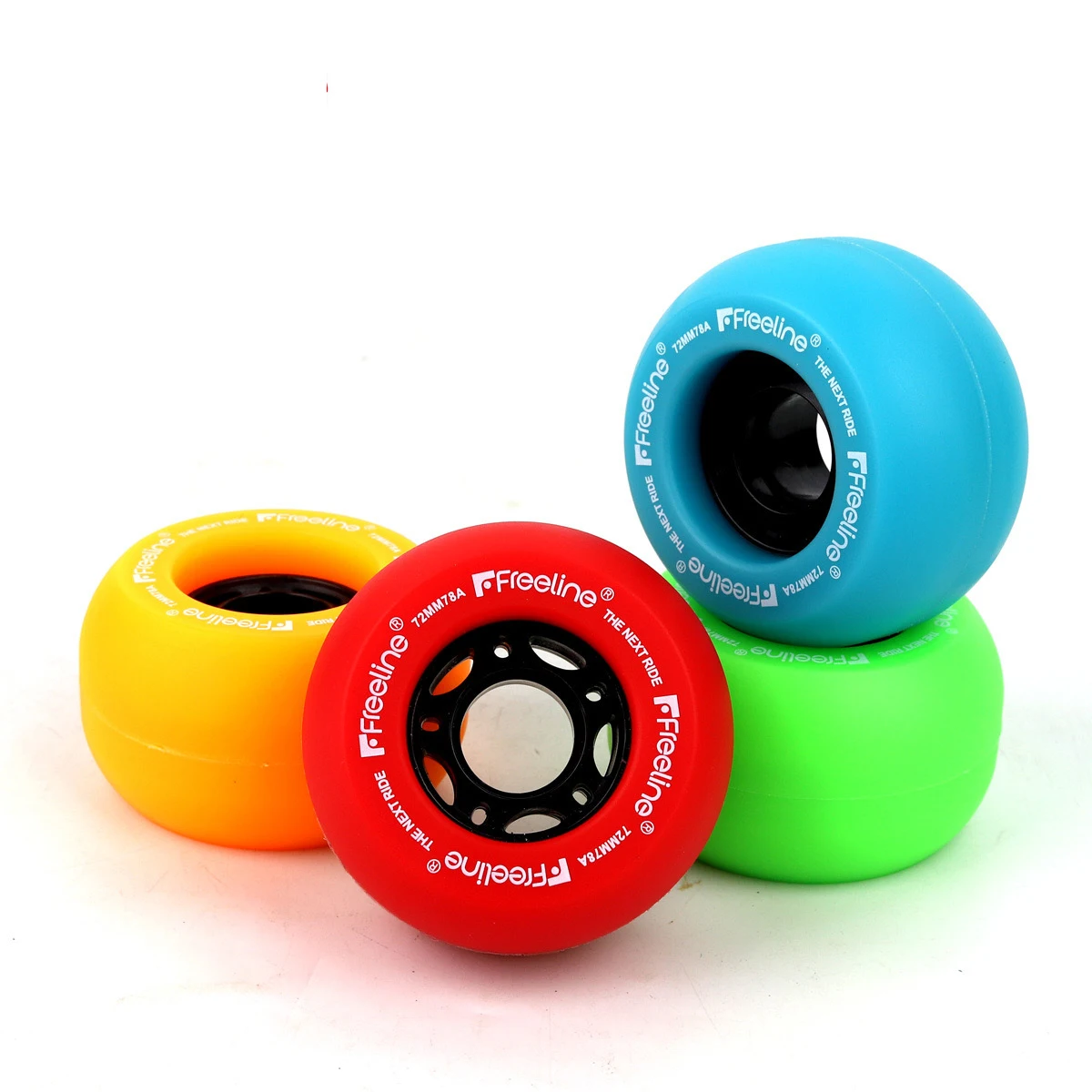 High-Rebound-Fancy-Action-Flat-Wheels-78A-Skateboard-Wheels-Drift-Board ...