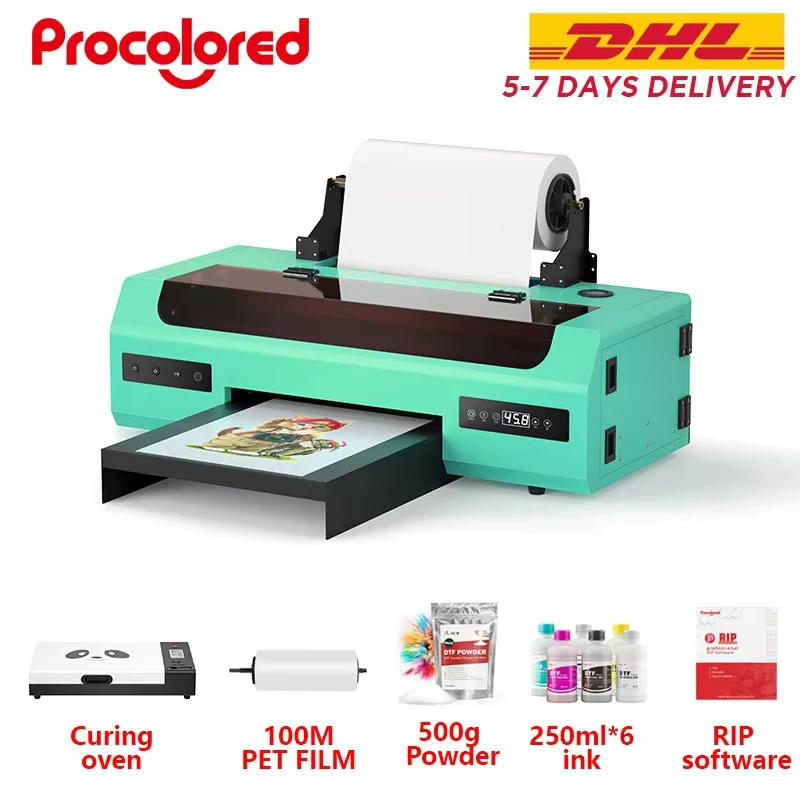 Procolored-DTF-Transfer-Printer-A3-L1800-DTF-Printer-T-Shirt-Printing-Machine-With-Curing-Oven ...