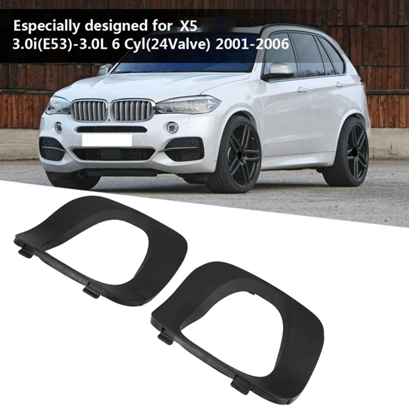 Car-Rear-Right-Left-Covering-Trim-Exhaust-Pipe-Tail-Cover-Bumper-Cover ...