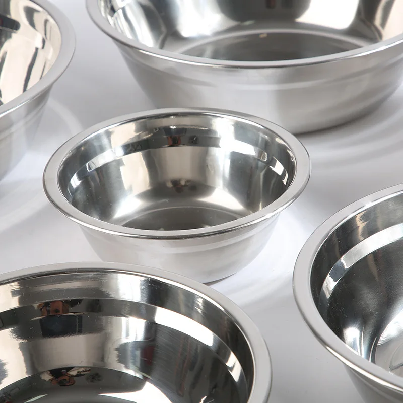 Stainless-Steel-Round-Kitchen-Cooking-and-Baking-Kneading-Bowl-Washing ...