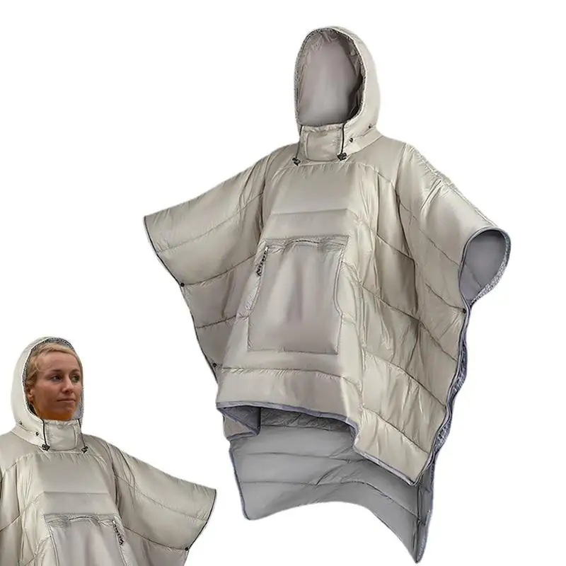 Camping-Cloak-Water-resistant-Poncho-Warm-Blanket-Cloak-Windproof-Cloak ...