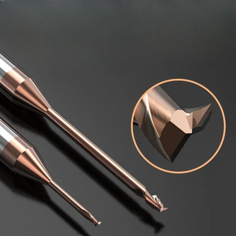 Micro-Hard-Alloy-End-Milling-Cutter-CNC-Deep-Long-Neck-a-o-de-alum-nio ...
