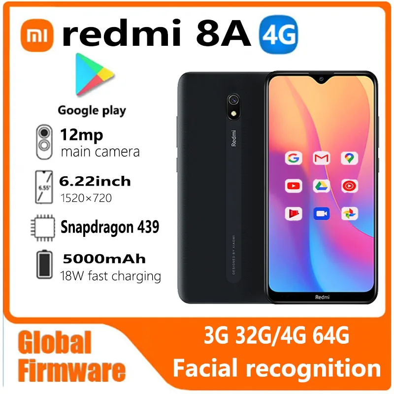 Smartfon-Xiaomi-Redmi-8A-4G-64G-Globalne-oprogramowanie-sprz-towe-5000 ...