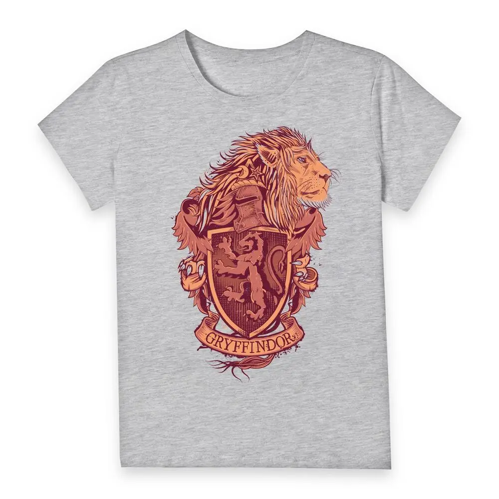 Gryffindor-Drawn-Crest-Women-s-Anime-Graphic-T-shirts-for-Men-Clothing ...