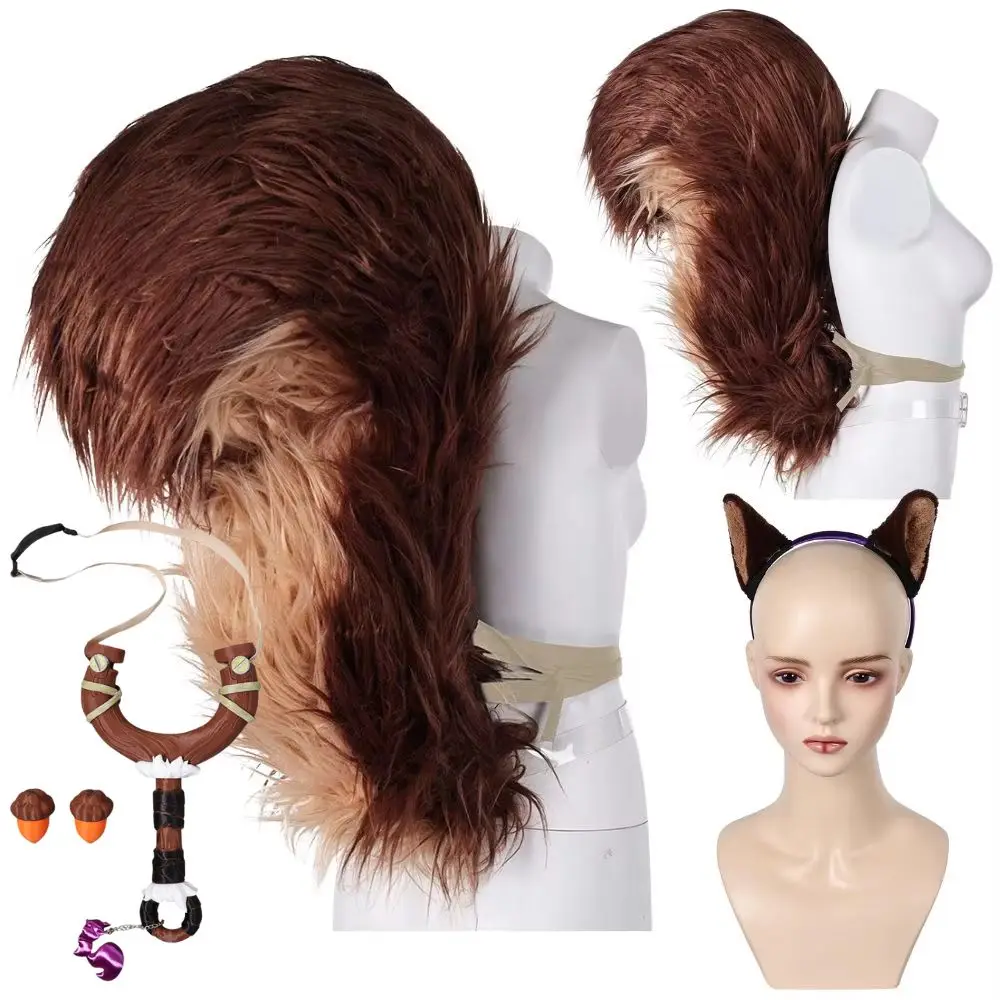 Rivals Doreen Green Squirrel Girl Cosplay Tail Headband Costume ...