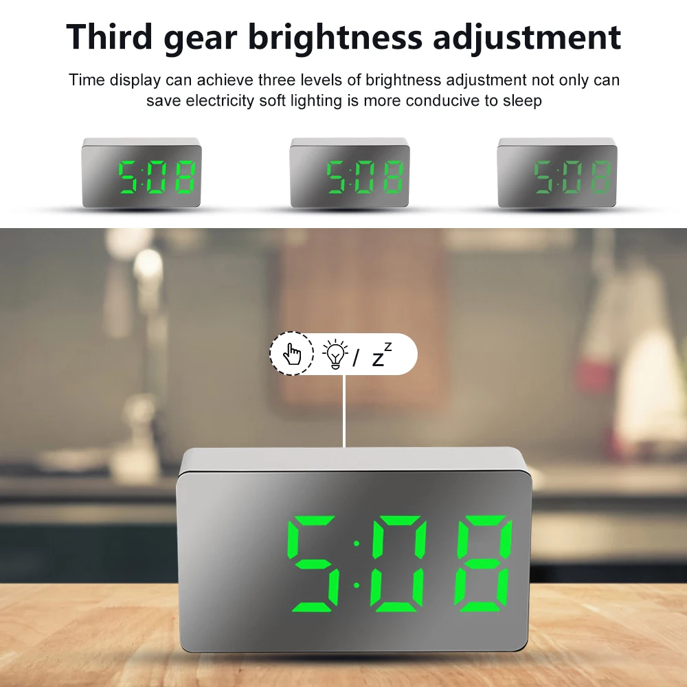 Mini-LED-Mirror-Clock-Digital-Alarm-Clock-USB-Desk-Bedroom-Decoration ...