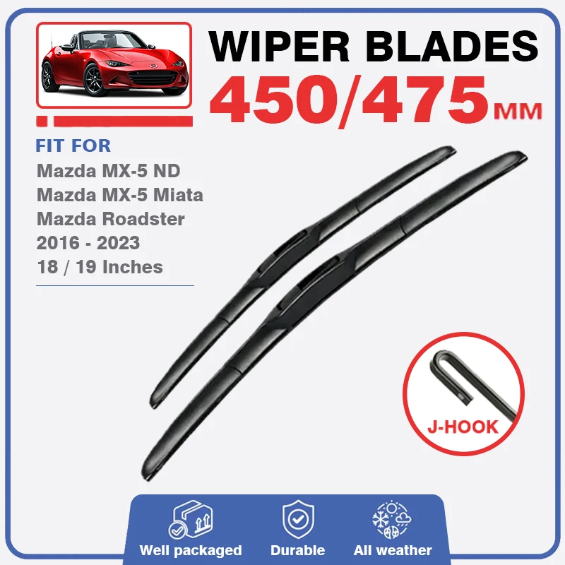 Car-Front-Wiper-Blades-Set-For-Mazda-MX-5-ND-MX5-Miata-Roadster-2016 ...