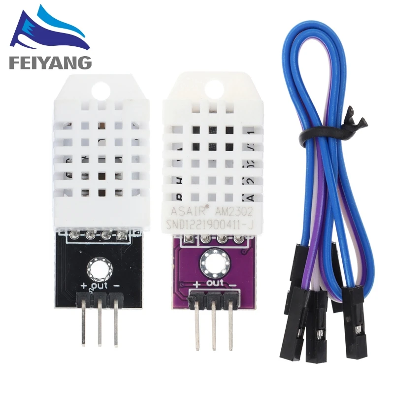 Capteur numérique de température et d'humidité, DHT22, AM2302 Tech + PCB avec câble