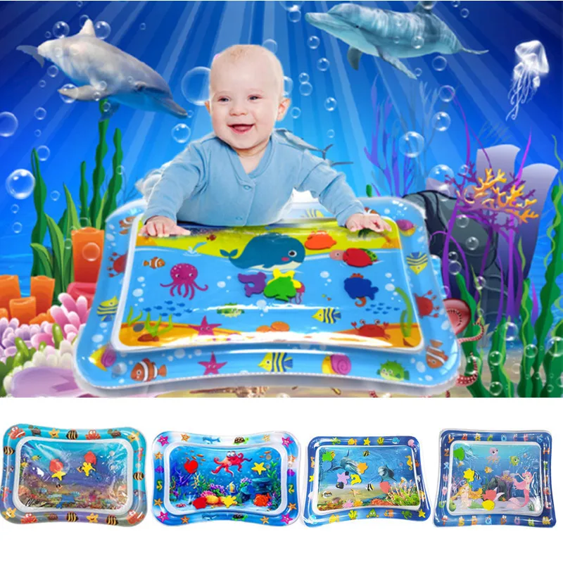 Baby-Water-Mat-Inflatable-Cushion-Infant-Toddler-Water-Play-Mat-for ...