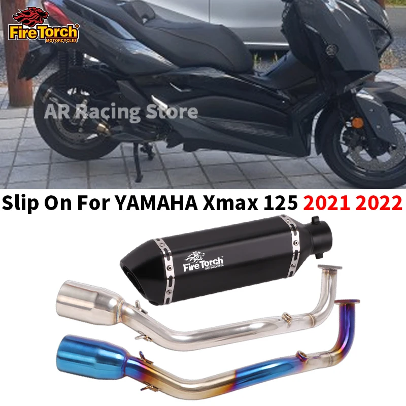 Slip-On-For-YAMAHA-Xmax-125-X-MAX125-2021-2022-Full-System-Motorcycle ...