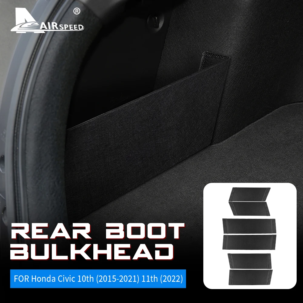 AIRSPEED Car Sides Storage For Honda Civic 10th 11th Gen Trunk Storage ...