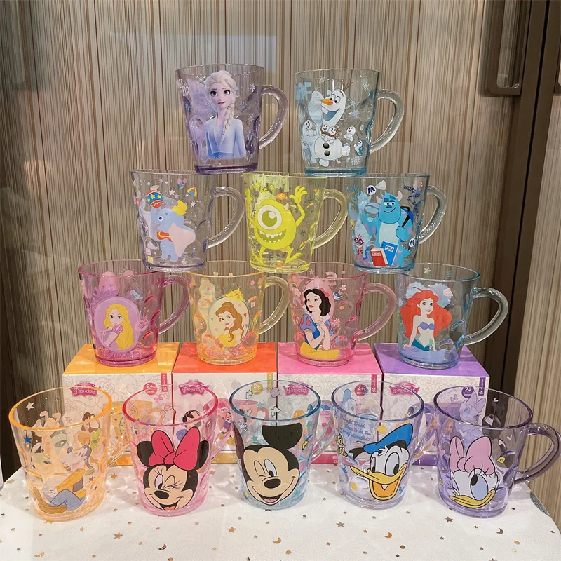Disney Kids Cups Frozen Elsa Princess Minnie Mickey Cartoon Milk ...