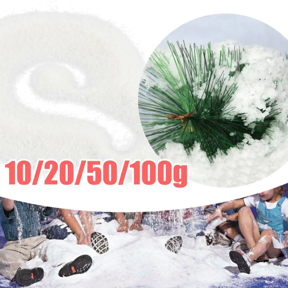 20-100g-Christmas-Decoration-Artificial-Plastic-Dry-Snow-Powder-Xmas ...
