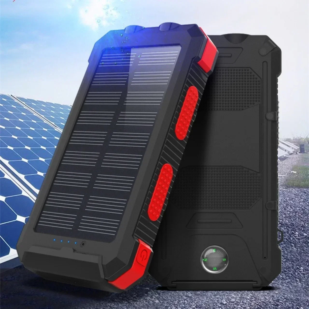 Hot-Selling-Compass-Solar-Mobile-Power-Supply-New-8000mAh-Strong ...