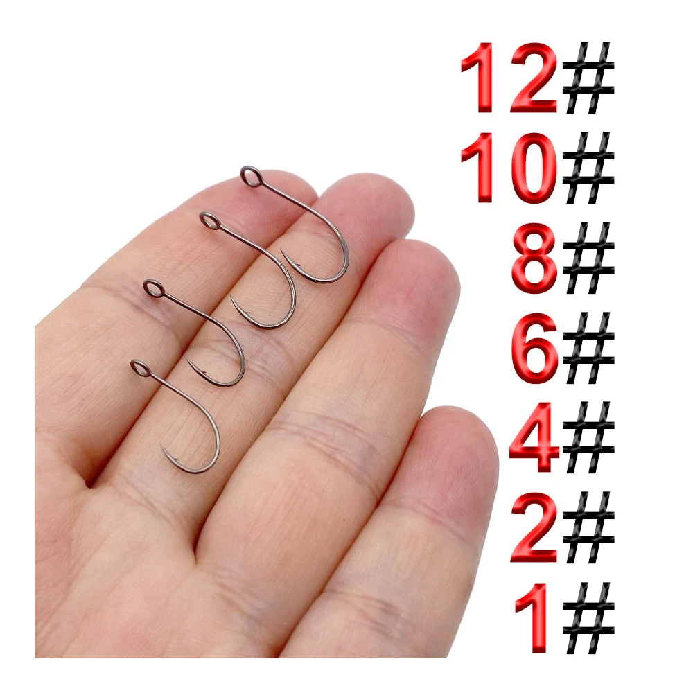 50Pcs-8001-lure-hook-big-eye-hook-Thin-strips-sequin-hook-Manage-and ...