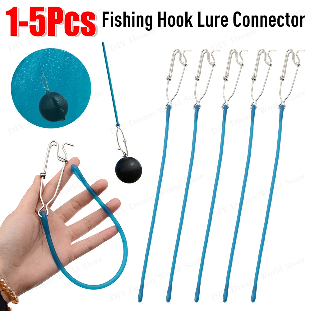 1-5pcs 28cm Fishing Trolling Pin Buffer Stainless Steel Shock ...
