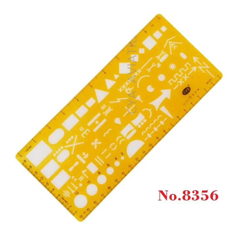 1-50000-Military-Drawing-Scale-Ruler-7-Military-Drawing-Template-Orange ...