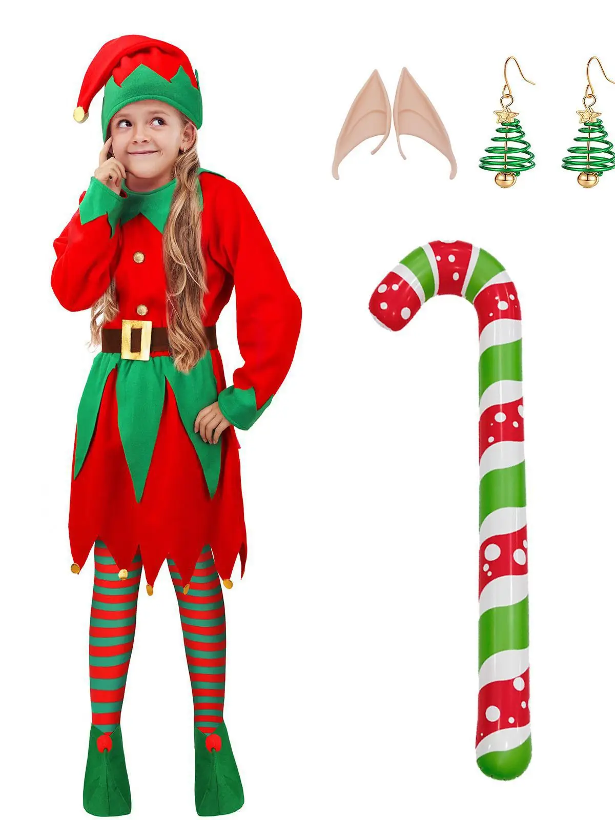 Conjunto-infantil-de-roupas-de-duendes-cosplay-adulto-roupas-de ...