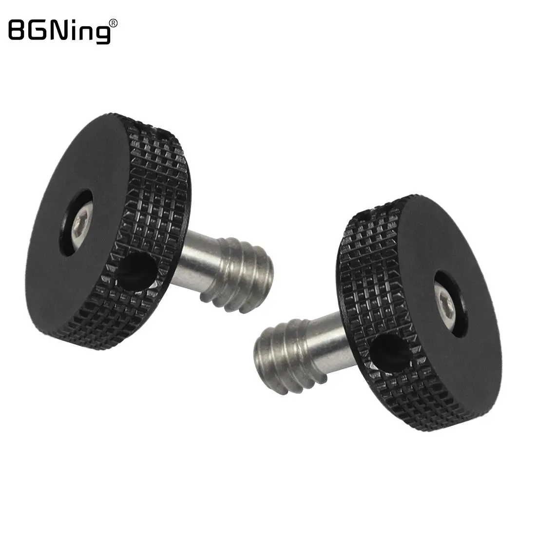 2pcs 1/4" Stainless Steel Screw CNC Thumb Knob Tripod Camera Stand ...