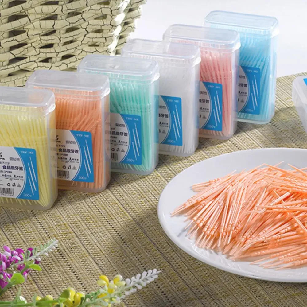 200pcs-set-Soft-Plastic-Double-head-Brushed-Toothpick-Oral-Care-6-4cm ...