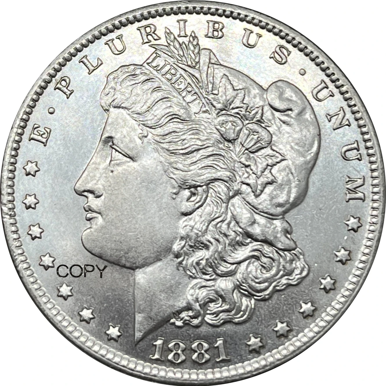 US-1881-S-1-One-Dollar-Morgan-Silver-Plated-America-Copy-Commemorative ...