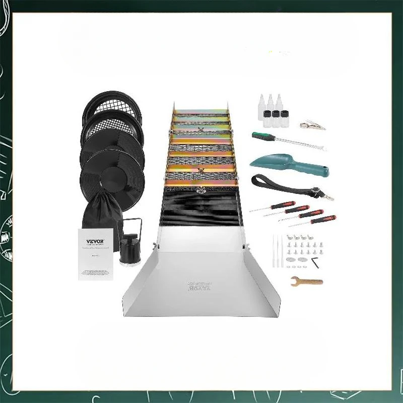 50-12-Complete-Sluice-Box-Gold-Panning-Kit-Aluminum-Alloy-Gold-Mining ...